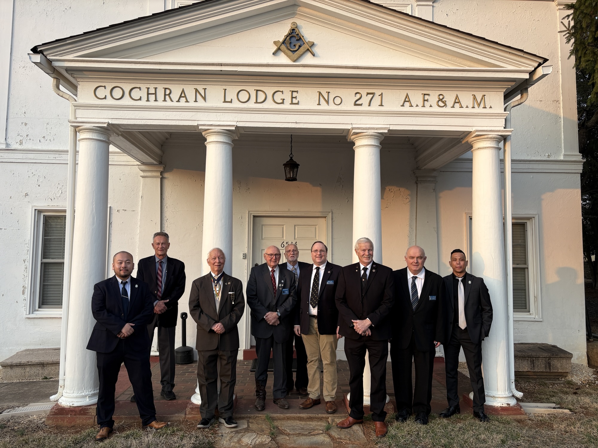 Fraternal Visit to Cochran Lodge – Spotsylvania Lodge No. 26, A.F. & A.M.